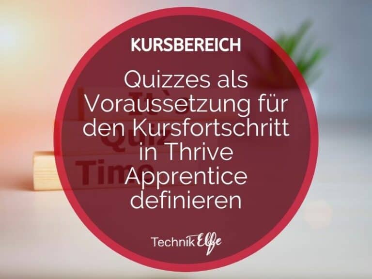 Globale Elemente im Thrive Architect einrichten - Technikelfe